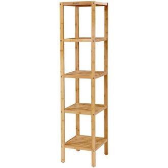 Songmics Songmics - calicosy - Etag&egrave;re de salle de bain avec 5 tablettes - H146 cm