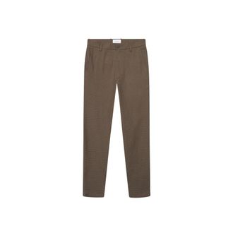 Les Deux Homme, Pantalons, Brun, Taille: W30 Como Reg Houndstooth Suit Pants