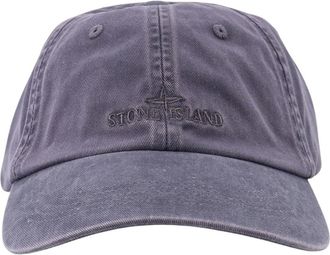 Stone Island Homme, Accessoires, Bleu, Taille: ONE Size Casquette de baseball