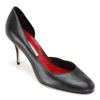 Buffalo 6147-285 Escarpins en Cuir Lisse pour Femme Noir, Noir, 39 EU