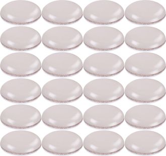 Hemobllo MUCKLILY 24 St&uuml;ck rutschfeste M&ouml;belgleiter Rund 1 Zoll Selbstklebende Stuhlbeinpolster aus Ger&auml;uschd&auml;mpfendem Material f&uuml;r Hartholzb&ouml;den Bodenschoner 