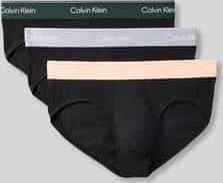 Calvin Klein Underwear Regular Fit Slips aus Baumwoll-Mix im 3er-Pack