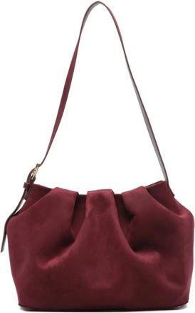 Themoir&egrave; Hobo Bags - Structured Shoulder Bag With Top Handle And Detach - Gr. unisize - in Rot - f&uuml;r Damen