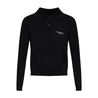 Givenchy Polo aus Wolle und Kaschmir - - Knitwear - Damen - Schwarzk - L