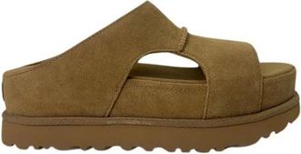 UGG Ugg, Femme, Chaussures, Brun, Taille: 41 EU Goldenstar Hi Cutout Slide