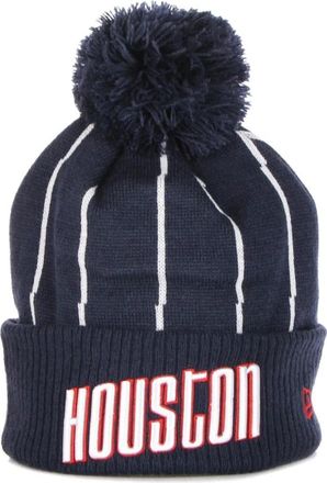 New Era Houston Rockets Pom Pom M&uuml;tze - - Accessories - Herren - Blau - ONE SIZE