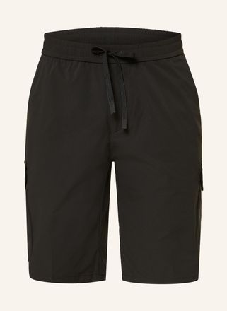 HUGO BOSS Cargoshorts Urbanex Tapered Fit schwarz