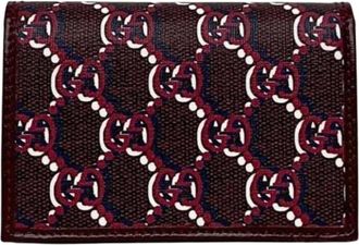 Gucci unisex, Pre-owned, Rouge, Taille: ONE Size Porte-cartes de visite Pre-owned