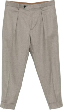 Berwich pantalon Chiaia à plis - Gris