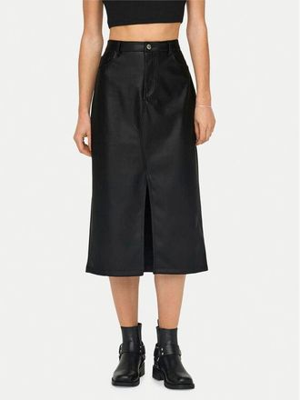 Only Rock aus Kunstleder Kiri 15324778 Schwarz Regular Fit