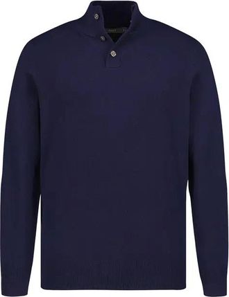 Boggi Milano Herren Pullover blau meliert