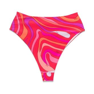 Pucci Femme, Maillots de bain, Multicolore, Taille: 38 FR Marmo Print Bikini Briefs
