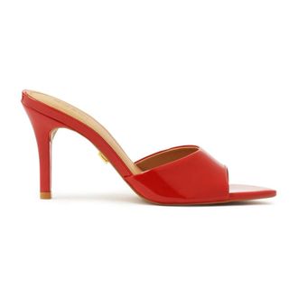 Kazar Rote lackierte Absatz-Zehentrenner.Dieses Produkt f&auml;llt klein aus. - - Shoes - Damen - Rot - 35 EU