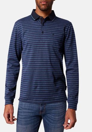 Pierre Cardin Langarm-Poloshirt 1/1 PoloKN super softe Jersey-Baumwolle