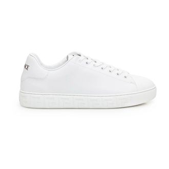 Versace Greca Nylon Sneakers - - Shoes - Herren - Wei&szlig; - 45 EU