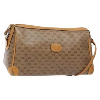 Gucci Pre-owned Toile sacs-gucci - Femme - Pre-owned - Beige - Taille: ONE Size