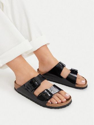 Birkenstock Pantoletten Arizona Birko-Flor 1005292 Schwarz