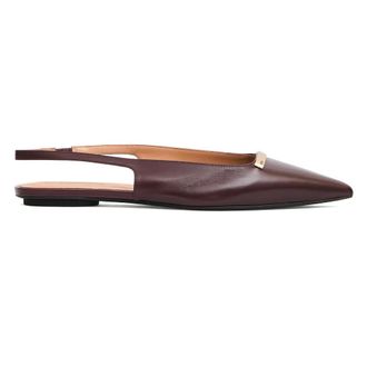 Tod's Bordeaux Slingback Flats - - Shoes - Damen - Rot - 37 1/2 EU