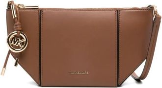 Michael Kors Hobo Bags - Structured Crossbody Bag In Smooth Calf Leather - Gr. unisize - in Braun - f&uuml;r Damen