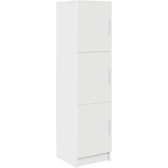 vidaXL Highboard Wei&szlig; 31,5 x 32 x 124 cm Holzwerkstoff Vidaxl