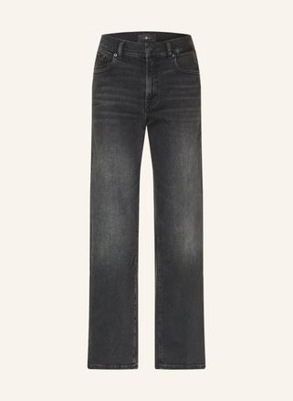 7 For All Mankind Straight Jeans Stovepipe Straight grau
