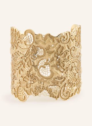 Jimmy Choo London Armreif Lace Cut-Out gold