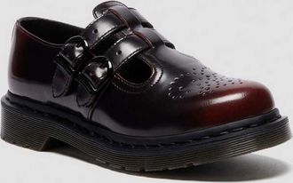 Dr. Martens 8065 Arcadia Rub Off Leder Mary Jane Schuhe in Rot, Gr&ouml;&szlig;e: 36