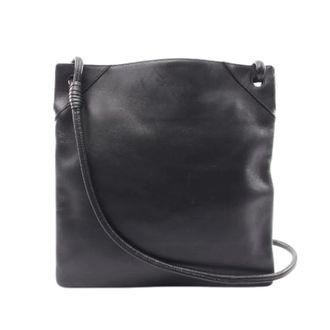 Bottega Veneta Sac bandouli&egrave;re en cuir Pre-owned - Femme - Pre-owned - Noir - Taille: ONE Size