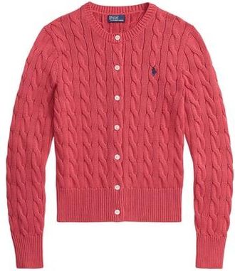 Polo Ralph Lauren Cardigan cintr&eacute; torsad&eacute; en coton