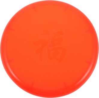 Hemobllo WRITWAA Runder Barhocker Sitzbezug aus Robustem Kunststoff Verst&auml;rktes Orangefarbenes Sitzpaneel Strapazierf&auml;higes Ersatzteil f&uuml;r Kantinen Bartische E