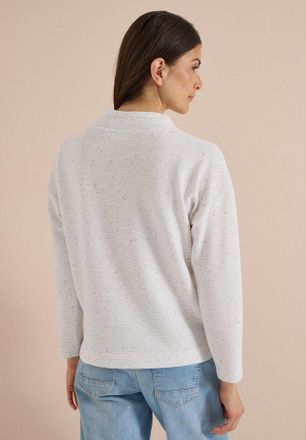 Cecil Langarmshirt mit Tunnelzugband am Kragen