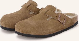 Birkenstock Pantoletten Boston Shearling braun