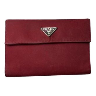 Prada Portefeuille vintage doccasion - Femme - Pre-owned - Rouge - Taille: ONE Size
