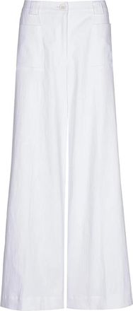 Marie M&eacute;ro Femme, Pantalons, Blanc, Taille: 40 FR Wide Pantalons