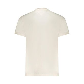 Tommy Hilfiger Logo-Print Cotton T-Shirt - White