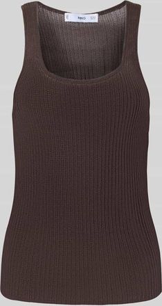 Mango Stricktop in semitransparentem Design Modell GERANIO