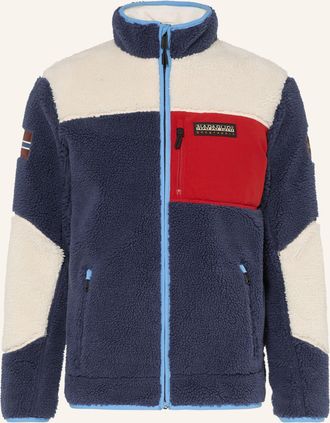 Napapijri Teddyfell-Jacke Yupik Fz 5 blau