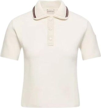 Moncler Femme, Tops, Blanc, Taille: 36 FR Polo H26