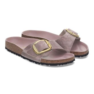 Birkenstock Madrid Big Buckle Nubuk Leather Lavender Schmale Weite Gr. EU 40