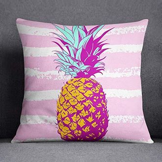 Bonamaison Le Jardin du Lin Kissenhüllen, Cotton, Mehrfarbig, 45x45