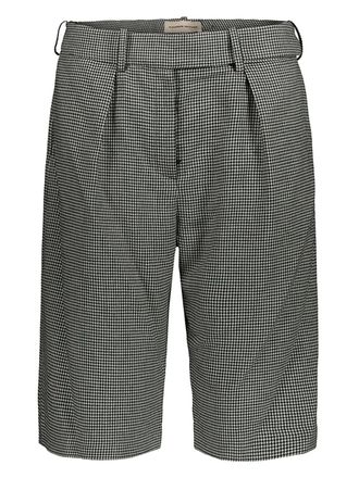 Alexandre Vauthier short ceinturé à motif pied-de-poule - Noir