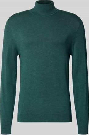 Mc Neal Slim Fit Rollkragenpullover aus Viskose-Mix