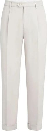Brunello Cucinelli Baumwollhose - - Trousers - Herren - Wei&szlig; - 4XL