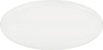 Eglo LED Deckenleuchte Rapita, runde Einbauleuchte, Deckenlampe aus Aluminium und Kunststoff in Wei&szlig;, Einbaustrahler in warmwei&szlig;, &Oslash; 21,5 cm