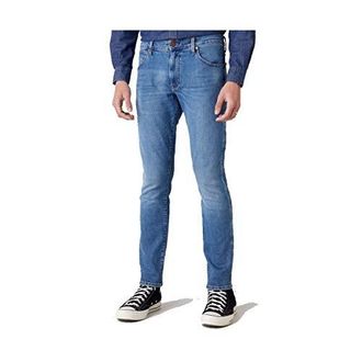 Wrangler Larston Jeans, Blue Fever, 36W x 34L Homme