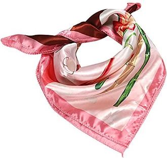 Generic Rideaux avec galon fronceur - &Eacute;charpe cadeau polyvalente pour femme, Rose, 50X50