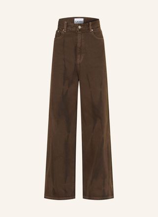 Ganni Wide Leg Jeans braun