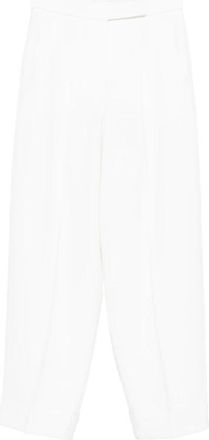 Max Mara Femme, Pantalons, Blanc, Taille: 36 FR Pantalon Mxmrugiada