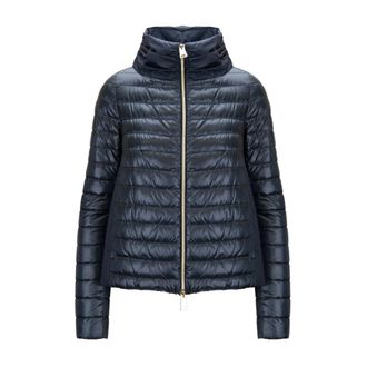 Herno Kurze Daunenjacke mit hohem Kragen - - Jackets - Damen - Blau - XS