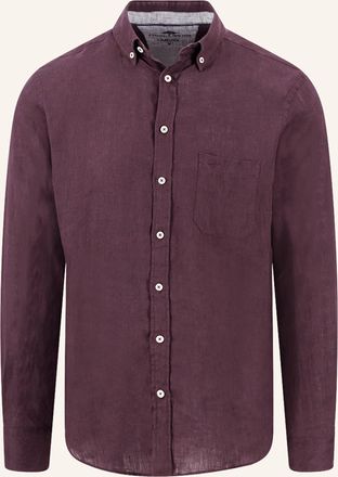 Fynch-Hatton Fynch-Hatton Leinenhemd Comfort Fit lila